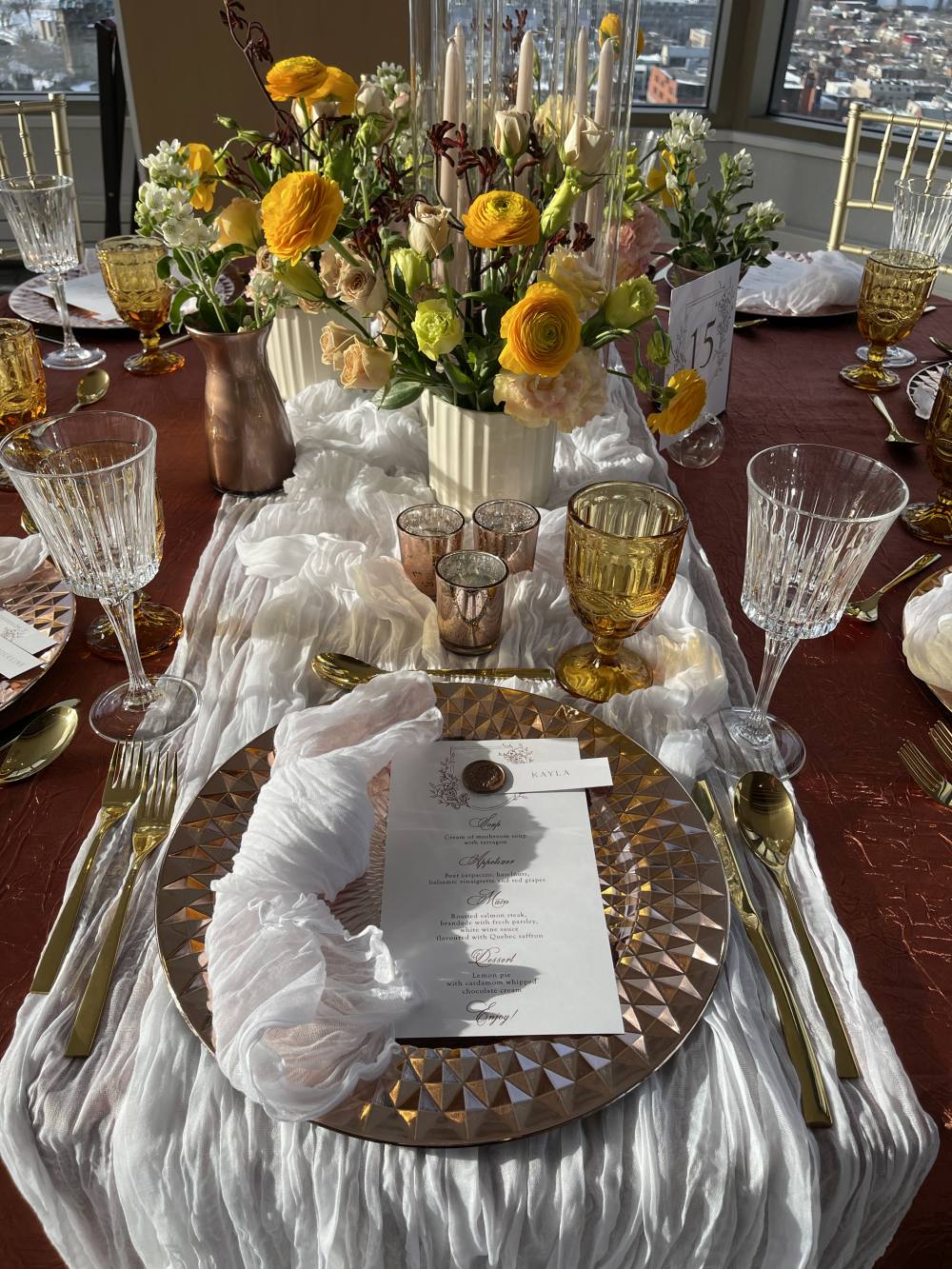 Pantone Color Luxury Wedding Decor The Westin Ottawa – Sizzle with Decor
